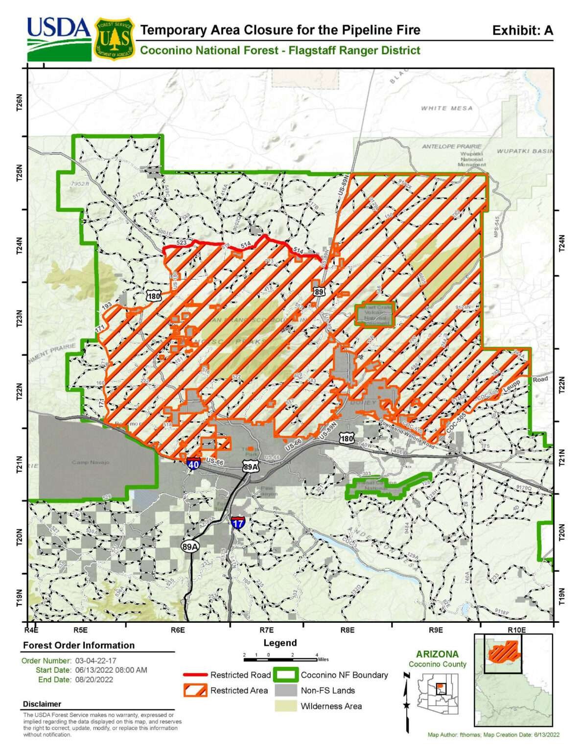 Pipeline Fire continues burning north of Flagstaff, Two additional ...