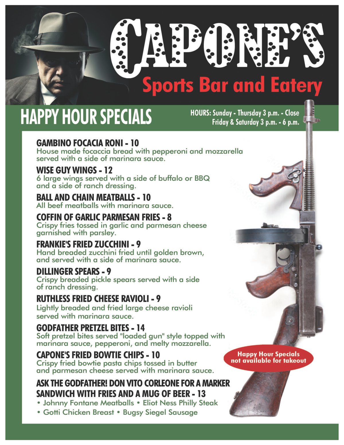 Capone's Sports Bar and Eatery Takes Over